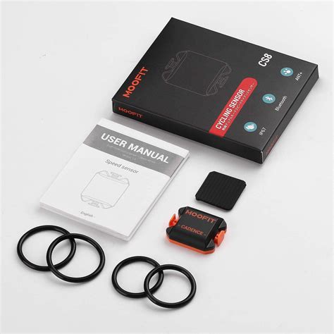 Moofit Cadence Sensor Bluetooth Ant Ip67 Waterproof For Cycling Compatible With Wahoo Zwift