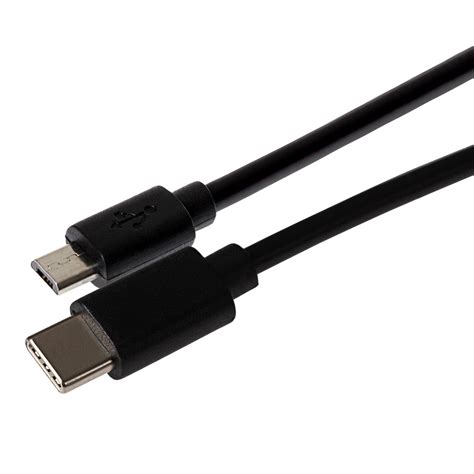 Maplin Usb C To Micro Usb B Cable Black 1m Cables Maplin Electronics