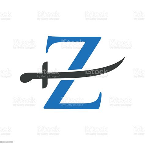 편지 Z 검 로고 벡터 템플릿 보호 및 개인 정보 기호를위한 검 아이콘 0명에 대한 스톡 벡터 아트 및 기타 이미지 0명