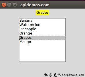 Tkinter ListBox 虚拟绑定应用于单选 极客笔记
