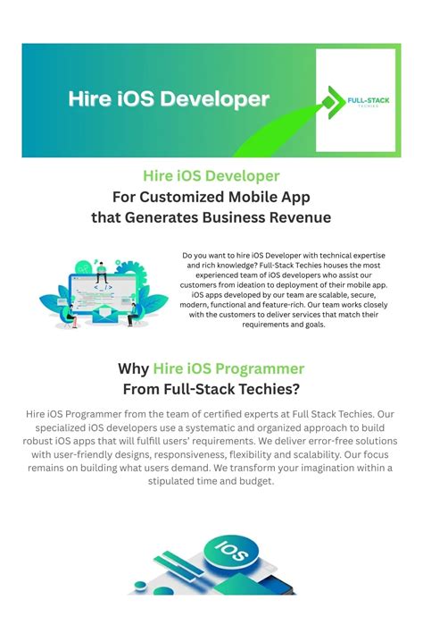 Ppt Hire Ios Developer Powerpoint Presentation Free Download Id12264485