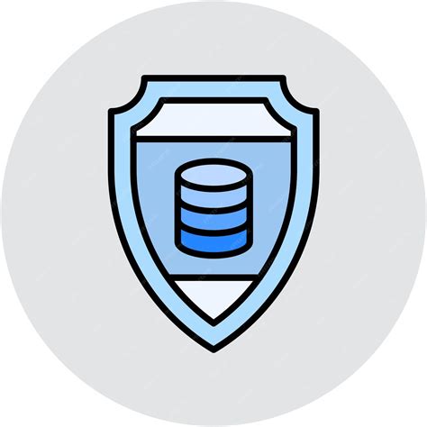 Premium Vector Database Security Vector Illustration Style