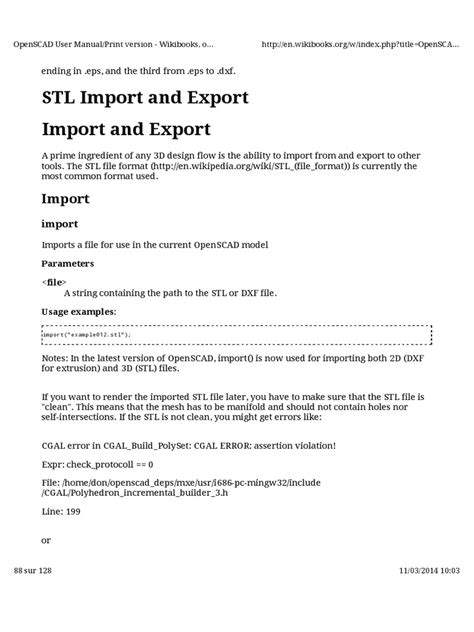 Openscad Manual 9 Pdf Vertex Geometry Icon Computing