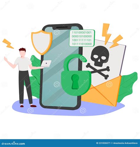Spyware Development Abstract Concept Vector Illustration Malware And Computer Virus Industrial