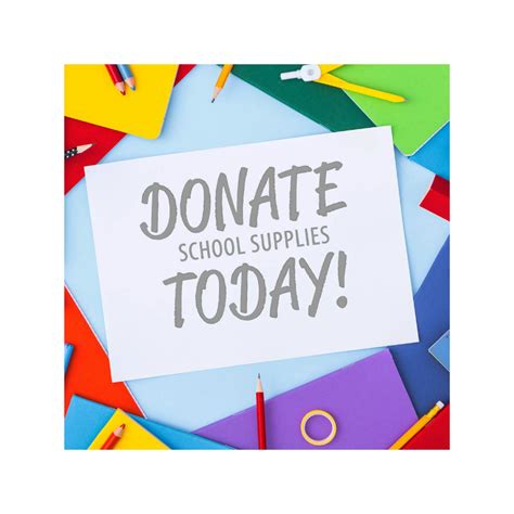 School Supplies Donation Nuuda