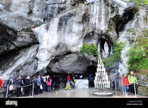 The Cave Where Bernadette Soubirous Had Her Apparitions Of Our Lady Of