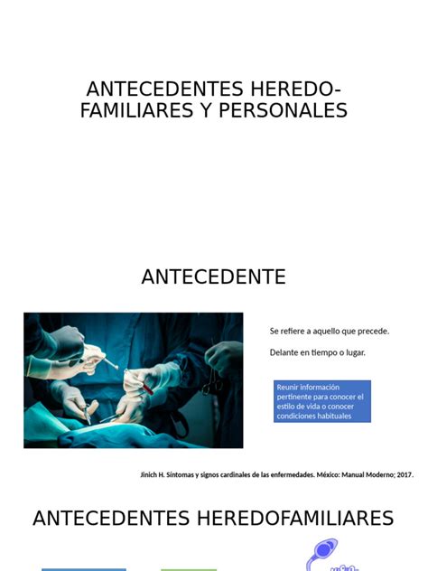 Antecedentes Heredo Familiares Y Personales Pdf