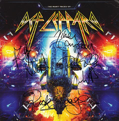 Def Leppard Album Autographed Collectible