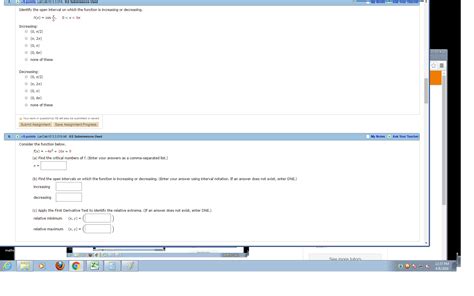 Solved Identify The Open Interval On Which The Function Is Chegg Com