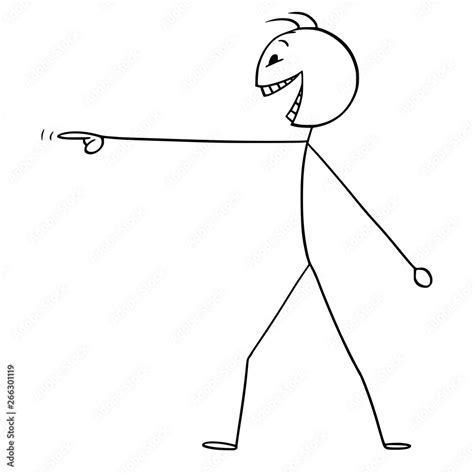 Stock Vektorgrafik „vector Cartoon Stick Figure Drawing Conceptual