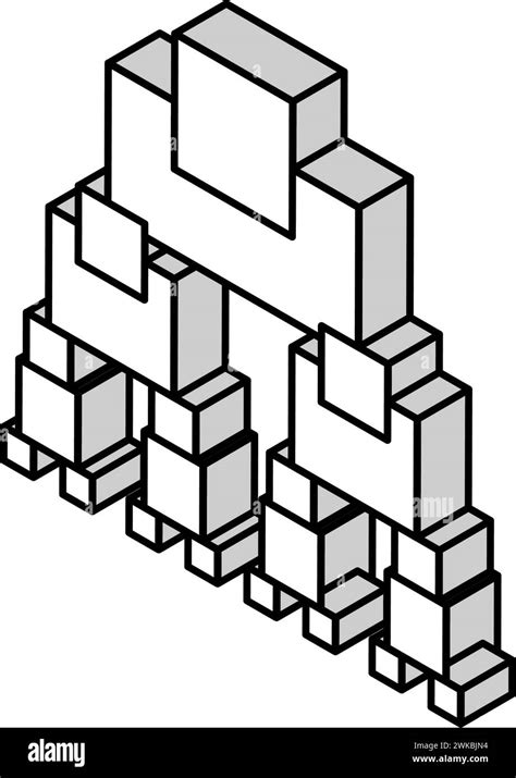 Binary Decision Diagram Isometric Icon Vector Illustration Stock Vector Image And Art Alamy