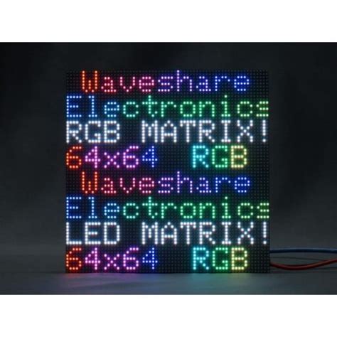 Waveshare RGB Full Color LED Matrix Panel Mm Pitch Pixels