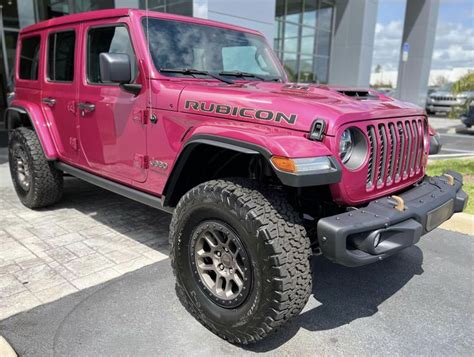 Jeep Wrangler Unlimited Jl Rubicon 392 Xtreme Recon Tuscadero Pink