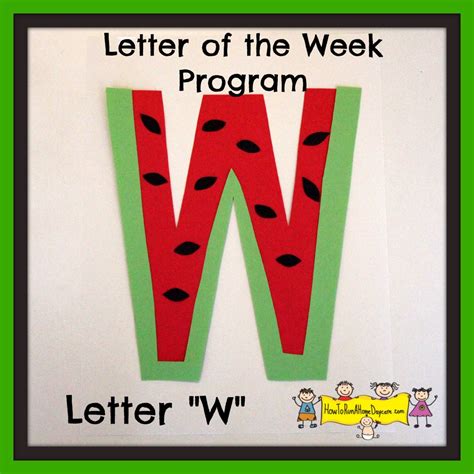 Printable Letter W Craft Br
