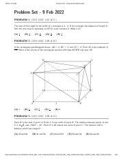 AMC Geometry Set Pdf AM Problem Set Trivial AoPS Wiki Reader Problem Set