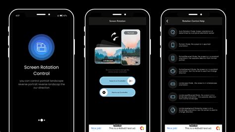 Screen Rotation Control App With AdMob Ads Android By MJAppsStudio