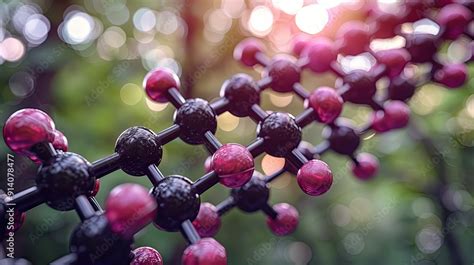 Visualizing The Van Der Waals Structure Of Tripeptide Molecule In A 3d Model Concept 3d