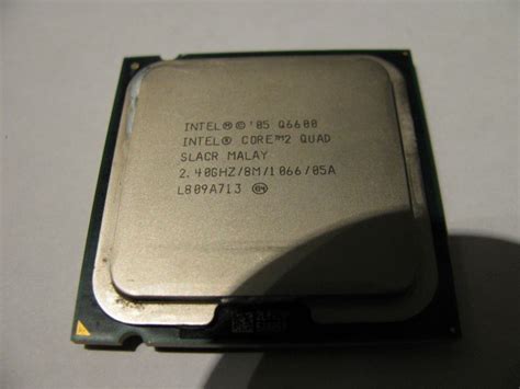 Intel Core2 Quad Processor Q6600 8M Cache 2 40 GHz 1066 MHz FSB