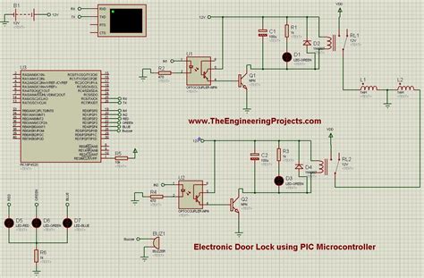 Electronic Door Locks Using Pic Microcontroller The Engineering Projects Artofit