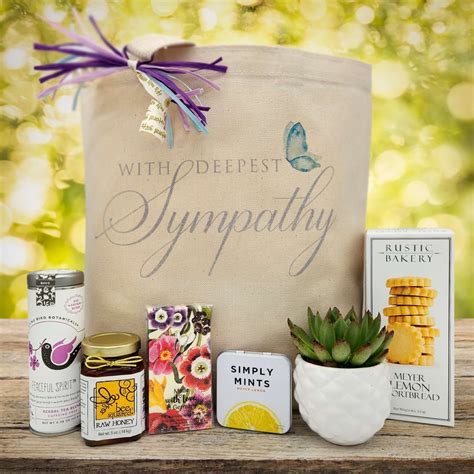 With Deepest Sympathy Condolence T Basket Its Only Natural Ts