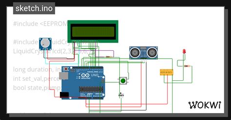 Water Level Wokwi Esp32 Stm32 Arduino Simulator