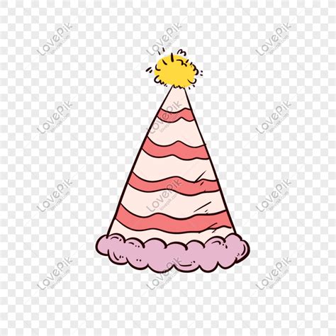 핑크색 생일 모자 Png 일러스트 무료 다운로드 Lovepik