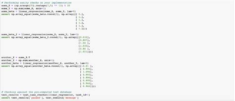 write a function linear regression that fits a