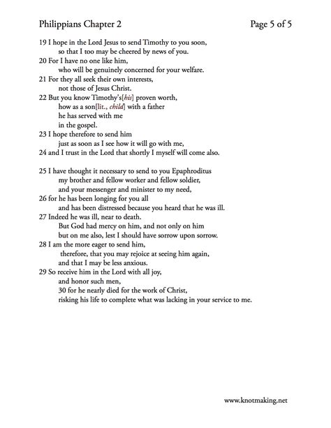 Philippians 2 Making Scriptural Connections Philippians 2 Making Scriptural Connections