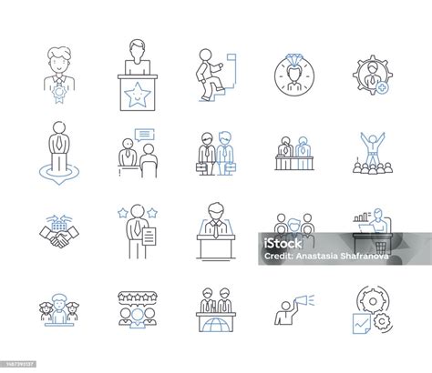 부동산 기술 라인 아이콘 컬렉션입니다 Proptech 자동화 블록 체인 증강 현실 기계 학습 데이터 분석 측량 벡터 및 선형 일러스트레이션 재산 관리 자산 추적 지리적 위치