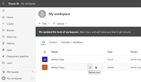 Refresh Button Using Power Automate HOGOLYTICS