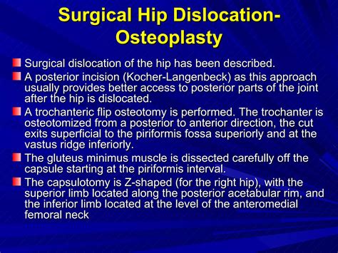 Femoro Acetabular Impingement Syndrome Ppt