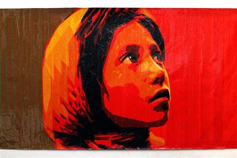 Portrait Scarf Girl Nikolay Vasilyev Цветная лента