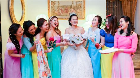 Princess Wedding Ceremony Outside
