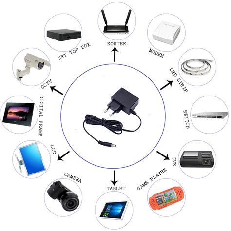 Cctv Camera Tv Adapter V A W Travel And Converter Ac Dc Eu Power Adaptor Buy Hfy Cctv