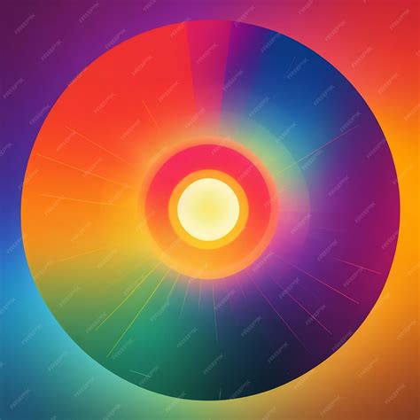 Premium Ai Image Rgb Radial Freeform Gradient