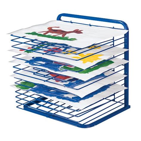 Cre8tive Minds Art Drying Rack For Classroom Hanging Wall