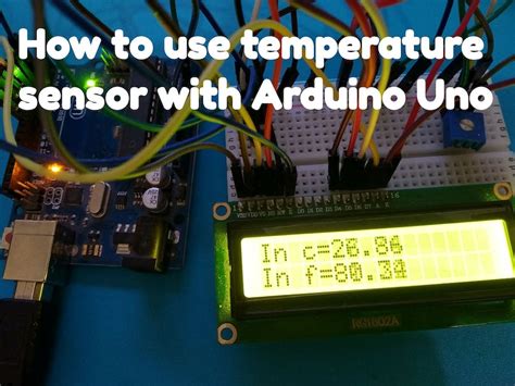 how to use temperature sensor with arduino uno