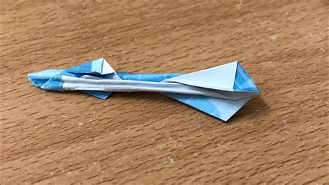 Rapier Missile Origami Tutorial Youtube