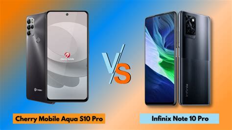Cherry Mobile Aqua S10 Pro Vs Infinix Note 10 Pro Specs Comparison