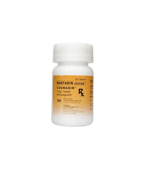 Coumadin Sodium 50mg Tablet Rose Pharmacy Medicine Delivery