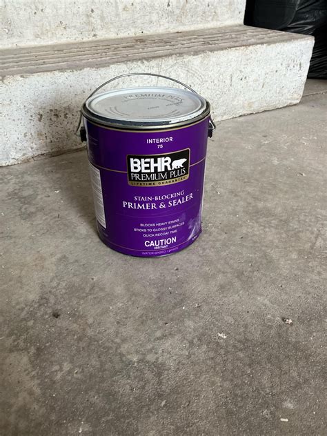 Stain Blocking Primer As Undercoat R Drywall