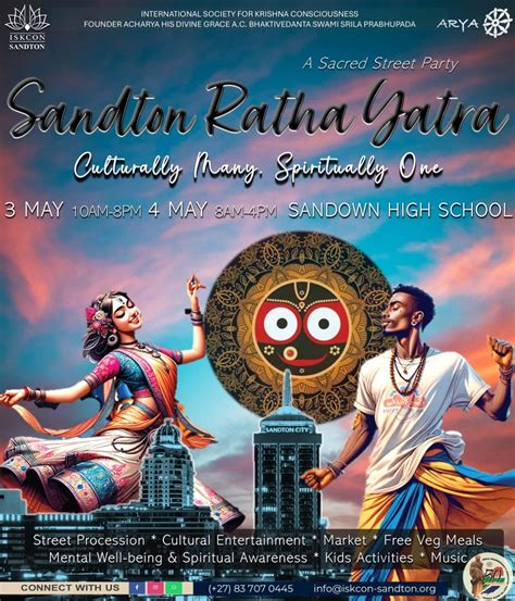 Iskcon Sandton 🚩 Sandton Ratha Yatra 2025 🚩 Culturally Many Spiritually One As The Chariot Of