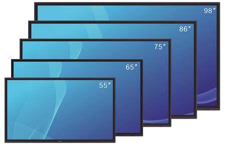 Интерактивная плоская панель с сенсорным экраном 55–86 дюймов ...