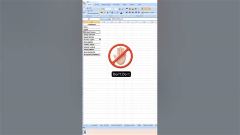 How To Remove Last Name In Excel Shorts Excel Exceltips