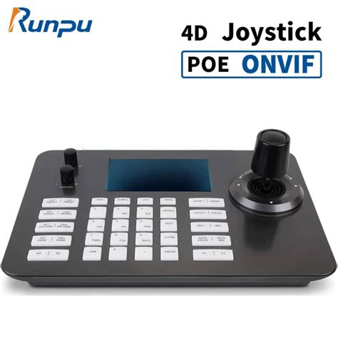 Best Quality 5 Inch Network Joystick Controller Tops Control 200 Ptz Cameras Poe Onvif Visca