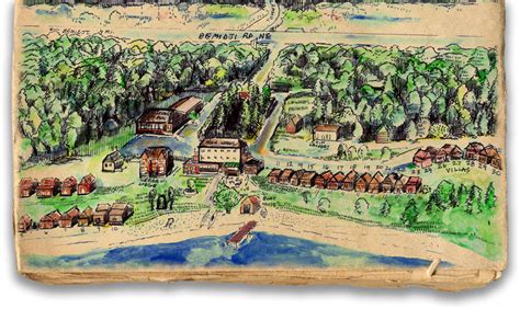 Resort Map Ruttgers Birchmont Lodge On Lake Bemidji