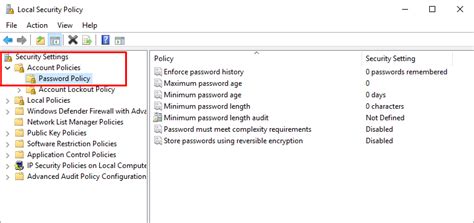 How To Set Password Policy In Windows Server 2019 Greencloud Documentation