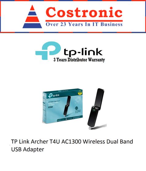 Tp Link Archer T U T U Plus Ac Wireless Dual Band Usb Adapter Years Distributor