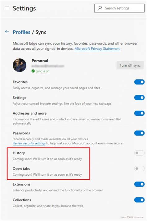 microsoft edge rolls out cross platform tab and history sync news
