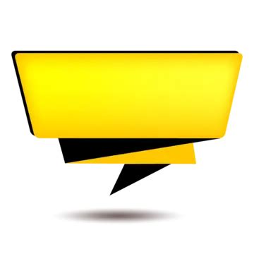 Dialog Box Clipart Transparent PNG Hd Abstract Yellow Shape Colorful Dialog Quote Box Dialogue